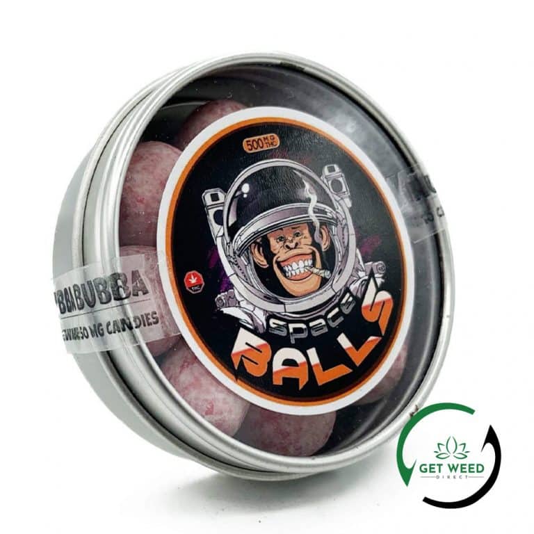 Buy DUBBLE BUBBLE SPACE BALLS CHEWIES BY SPACE BALL EDIBLES (500mg THC ...