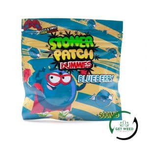 Buy STONER PATCH DUMMIES BLUEBERRY EDIBLES (500mg) Online - Get Weed Direct